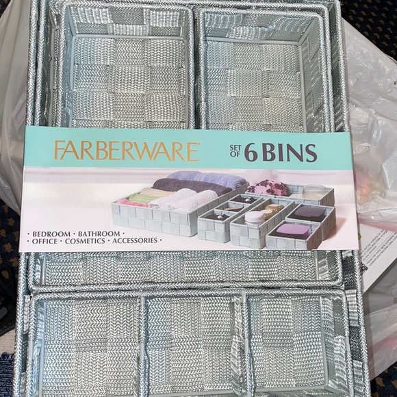 Farberware | Storage & Organization | Set Of 6 Bins | Poshmark
